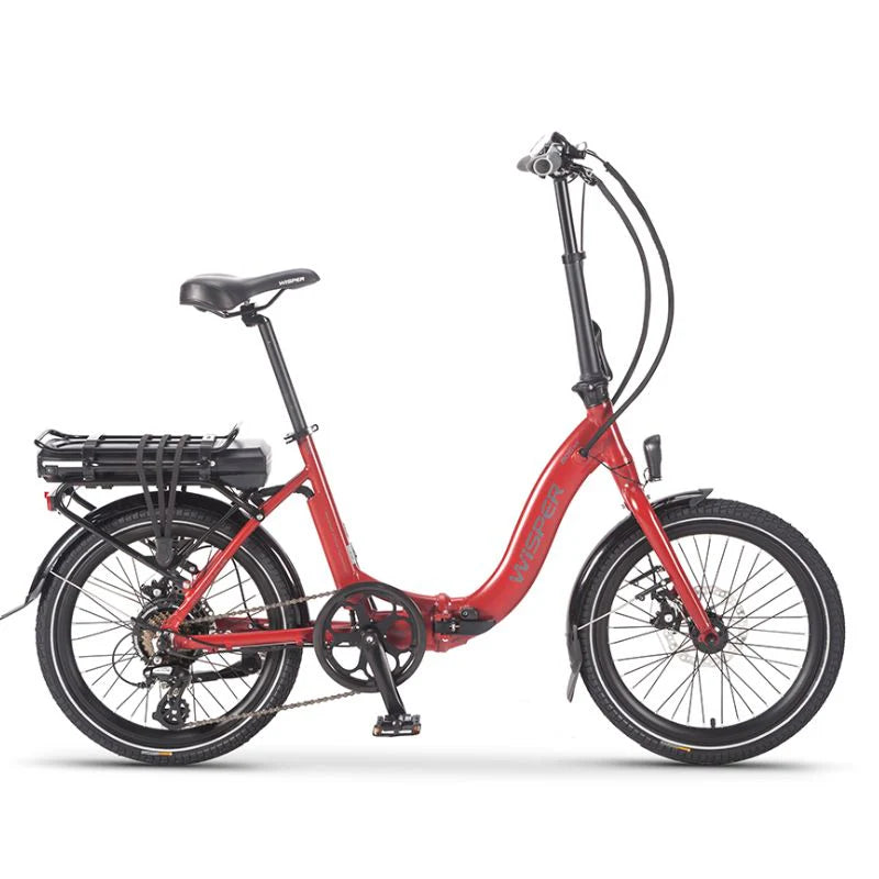 Wisper 806 Low Step Folding Electric Bike – Enviro Electric Bikes