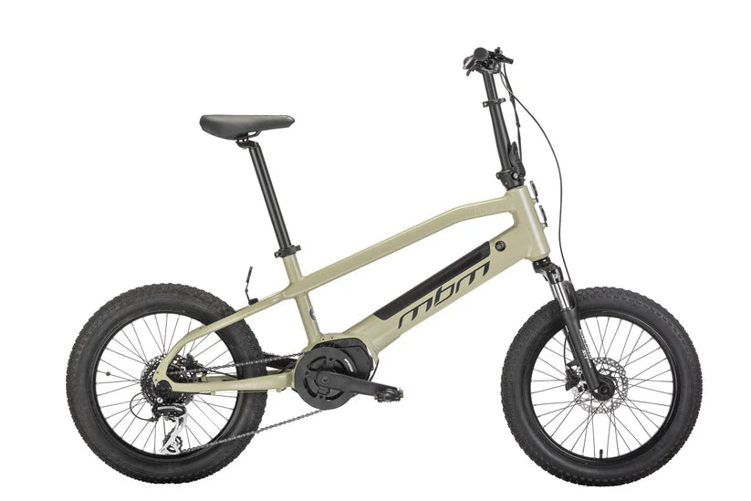 MBM E-Funk Cross 20″ Wheel City Urban Commuting Electric Bike Sand – Enviro Electric Bikes