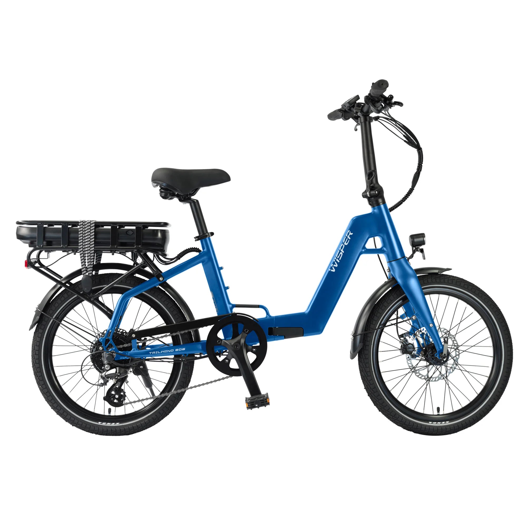 Wisper Tailwind 806 Encore Low Step Folding Electric Bike – Enviro ...