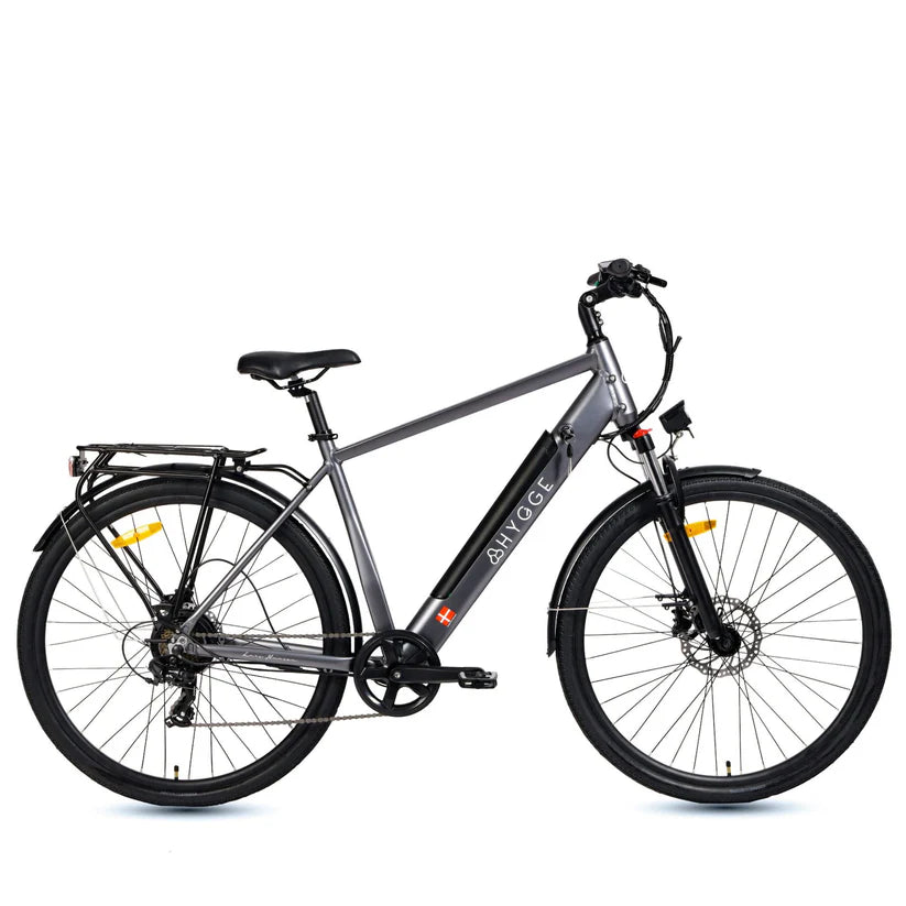 Hygge Aarhus 250W Grey Commute & City Electric Bike – Enviro Electric Bikes